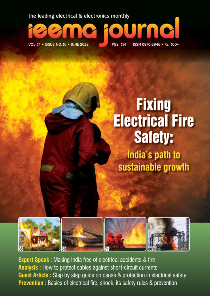 'Fire Safety in an All-Electric Society' Published in IEEMA Journal ...